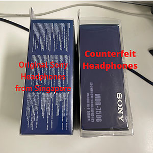 Beware of Counterfeit /Fake Sony MDR-7506 Headsets