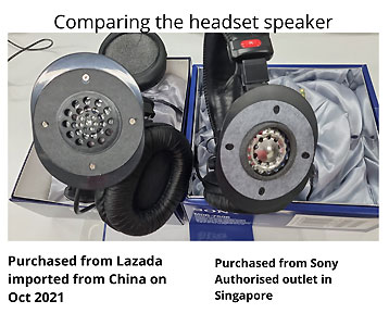 Beware of Counterfeit /Fake Sony MDR-7506 Headsets